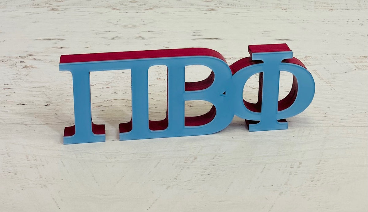 Pi Beta Phi - Stand-up Letters – Woodchuck Creations